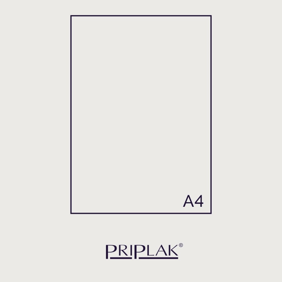 Priplak, Backlit White - A4